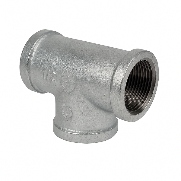 Tee Galvanizada Roscada